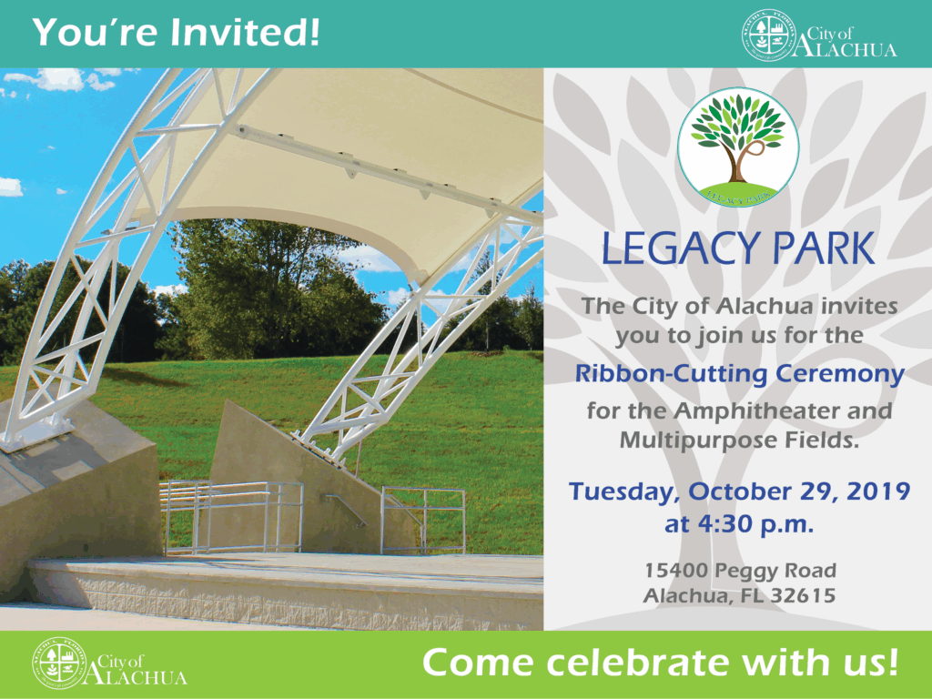 Legacy Park Amphitheater and Multipurpose Fields Ribbon-Cutting ...